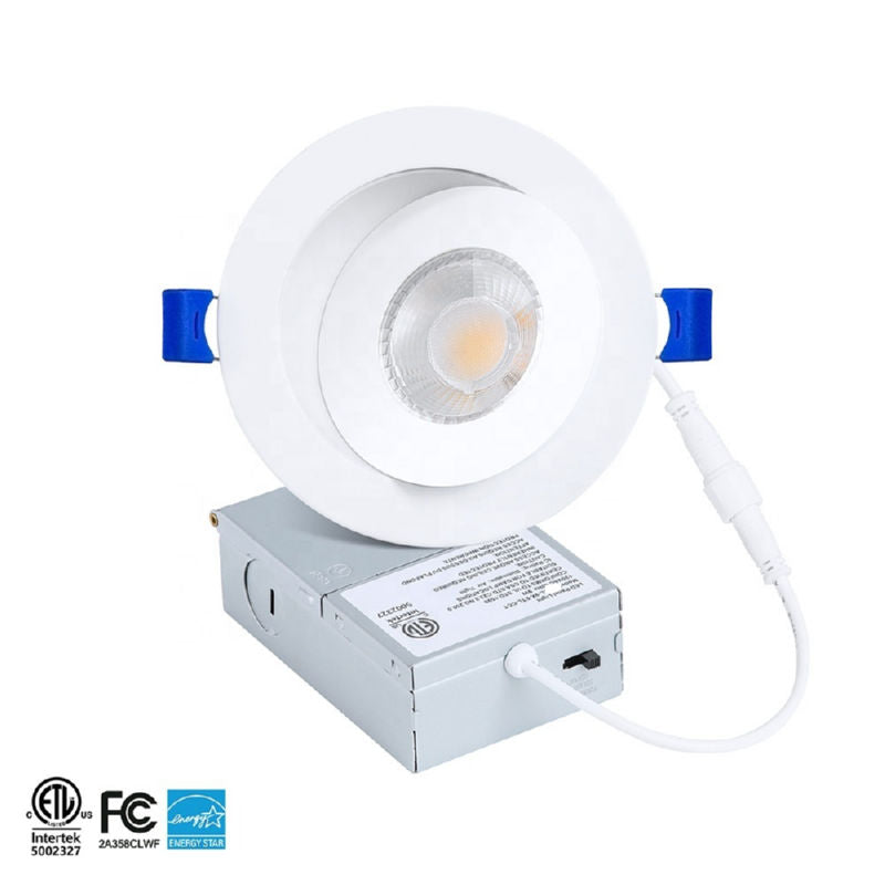 4" LED Gimbal Pot Light 5CCT Dimmable 9W 750LM IC Airtight | New Future ...